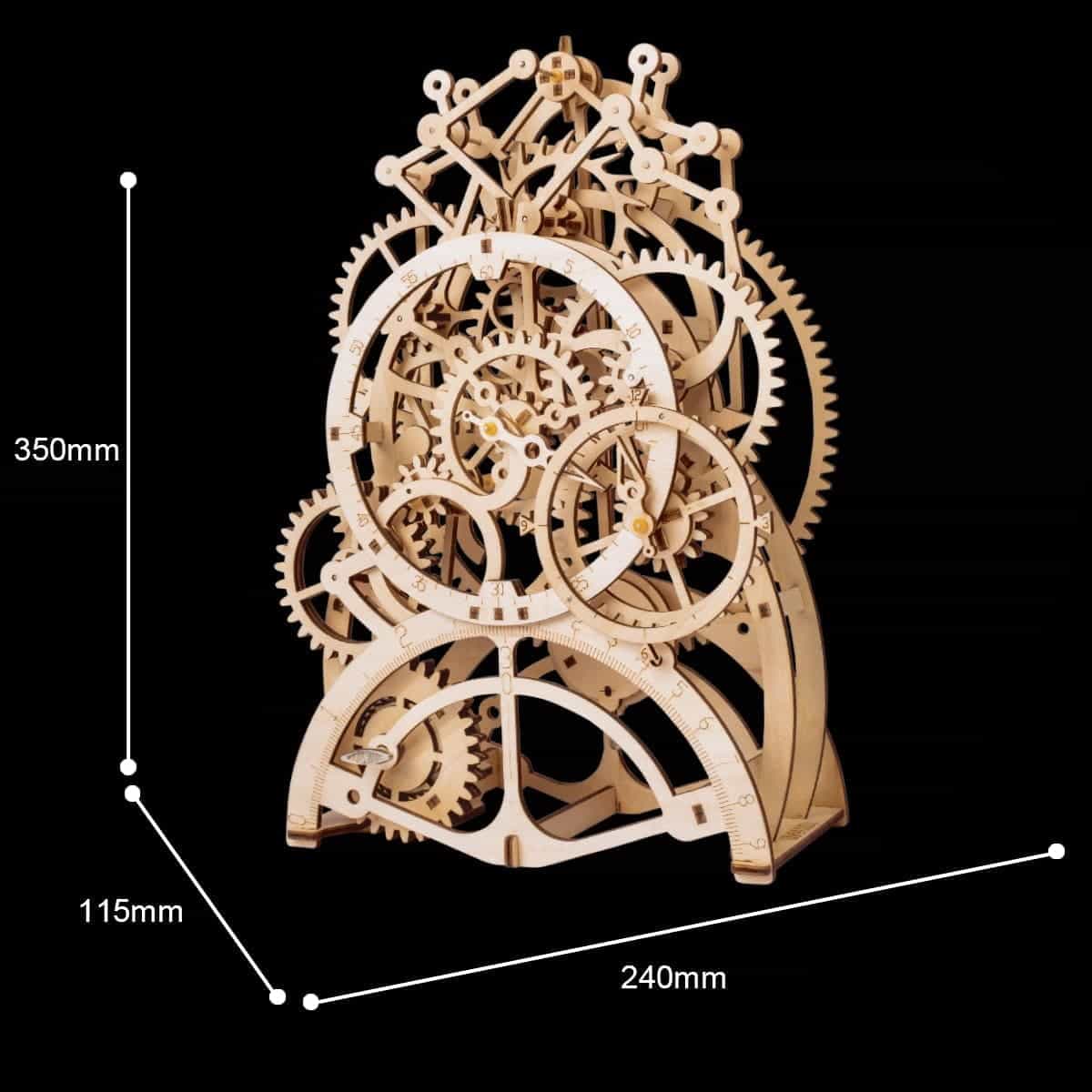 ROKR Store Pendulum Clock LK501 Wooden Clock Puzzle ROKR Store Pendulum Clock LK501 Wooden Clock Puzzle