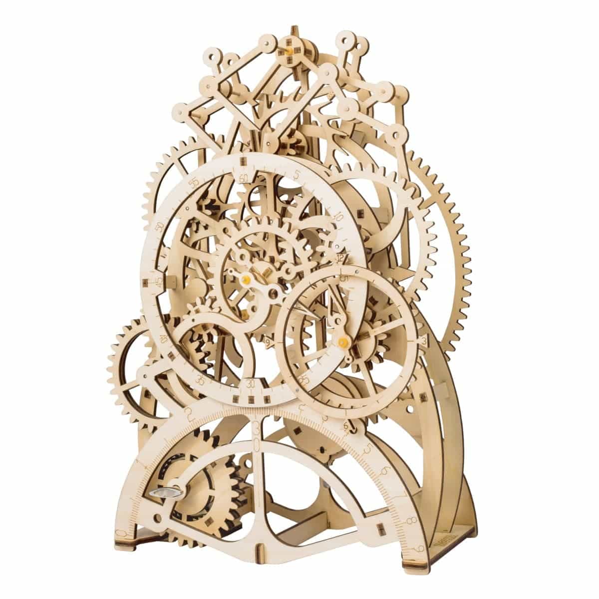 ROKR Store Pendulum Clock LK501 Wooden Clock Puzzle ROKR Store Pendulum Clock LK501 Wooden Clock Puzzle