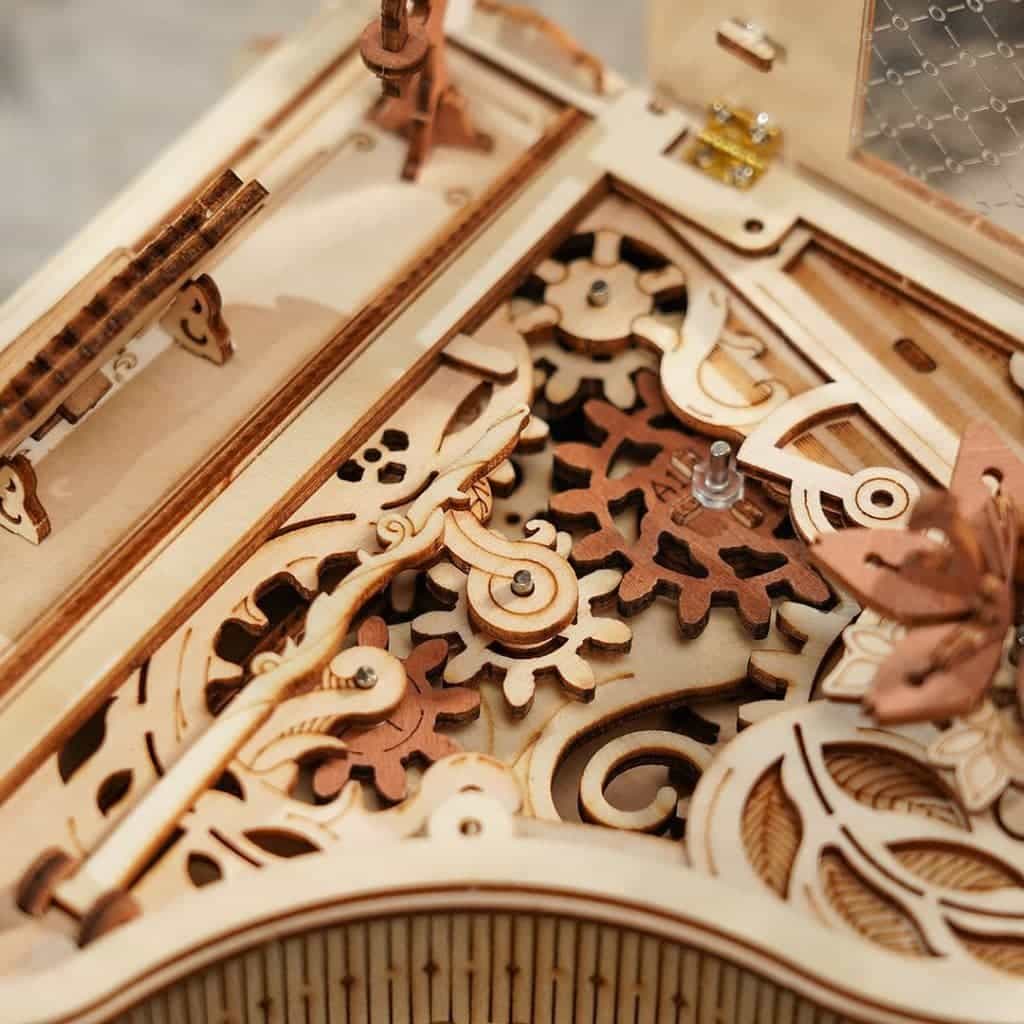 ROKR Magic Piano Mechanical Music Box 3D Wooden Puzzle AMK81 - Robotime ... ROKR Magic Piano Mechanical Music Box 3D Wooden Puzzle AMK81 - Robotime ...